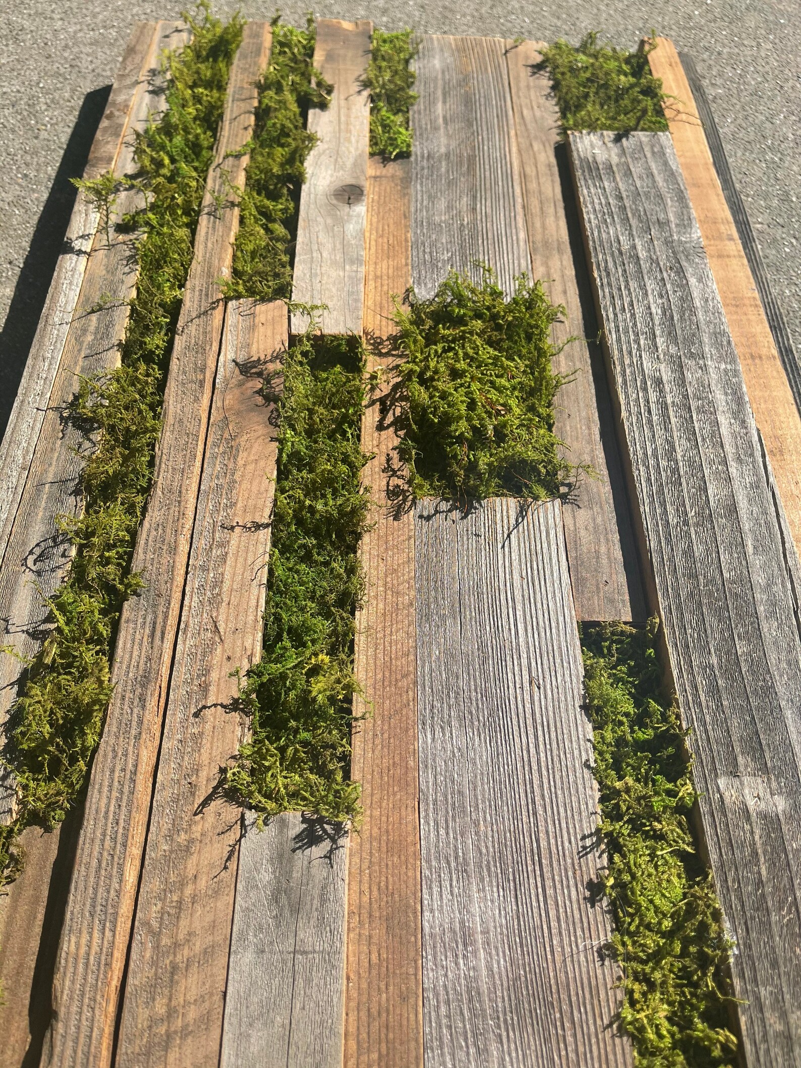 Patch Garden Reclaimed Wood Wall Art Panel - Etsy