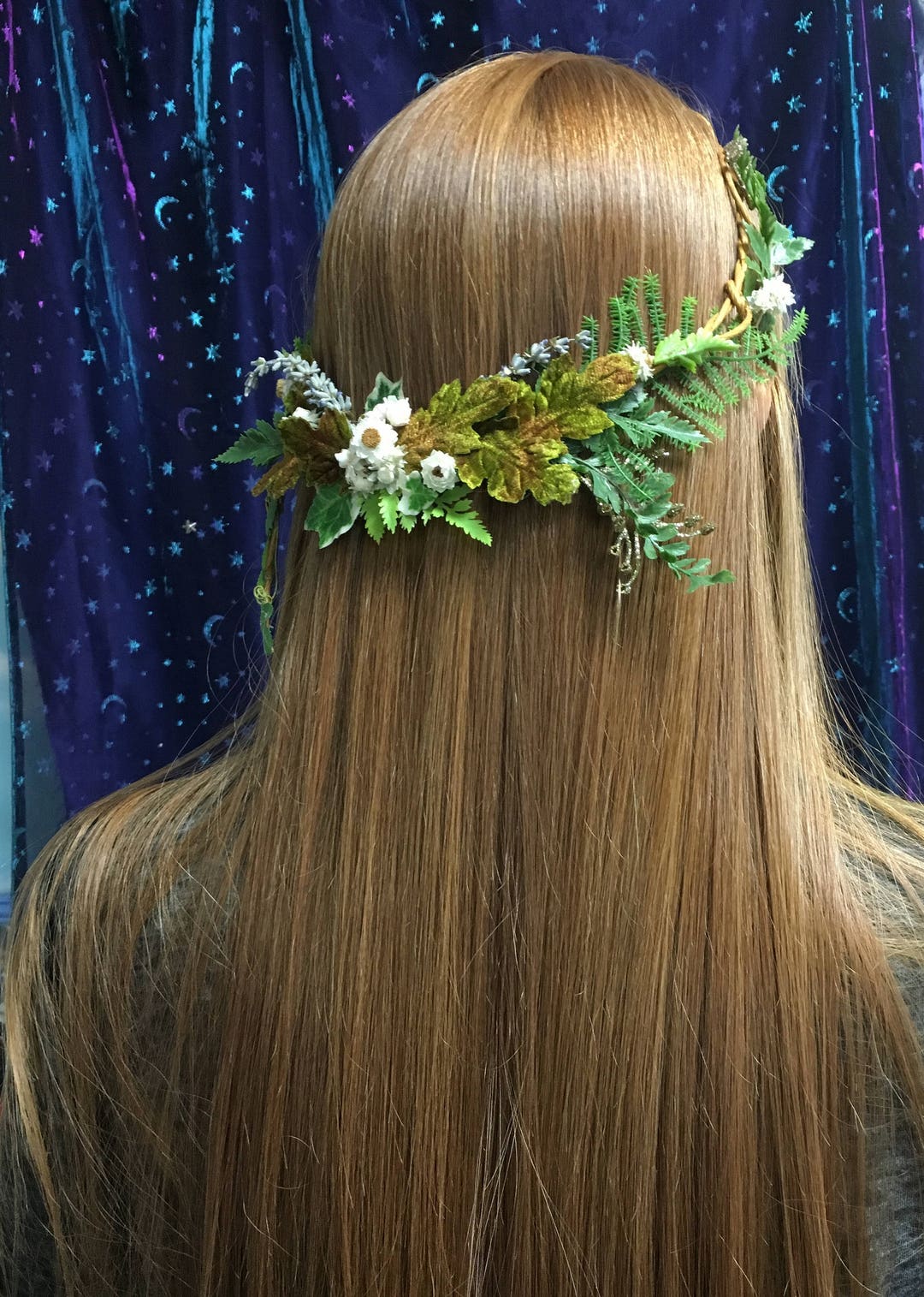 Leaf Crown, Flower Crown, Woodland, Garden Party, Bohemian Hair Crown ...