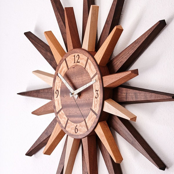 Walnut Clock - Etsy