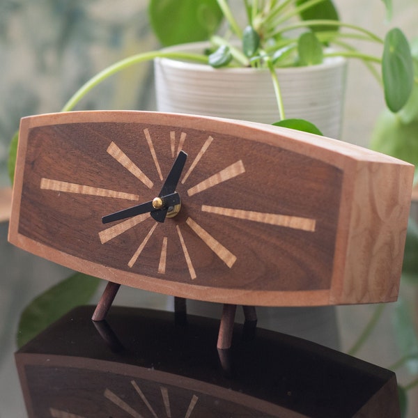 Mcm Desk Clock - Etsy