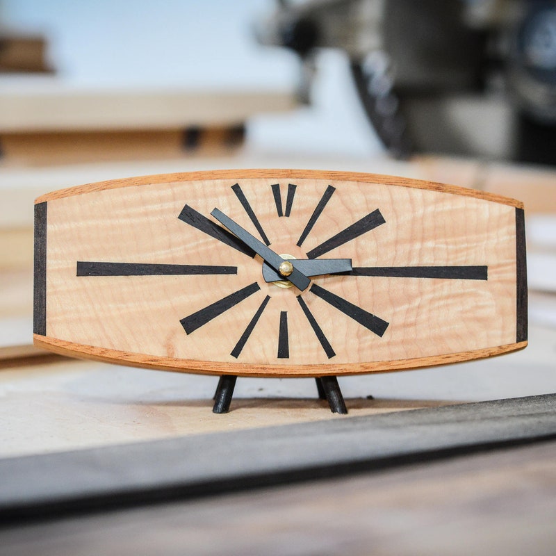 Handmade Wood Clock - Etsy