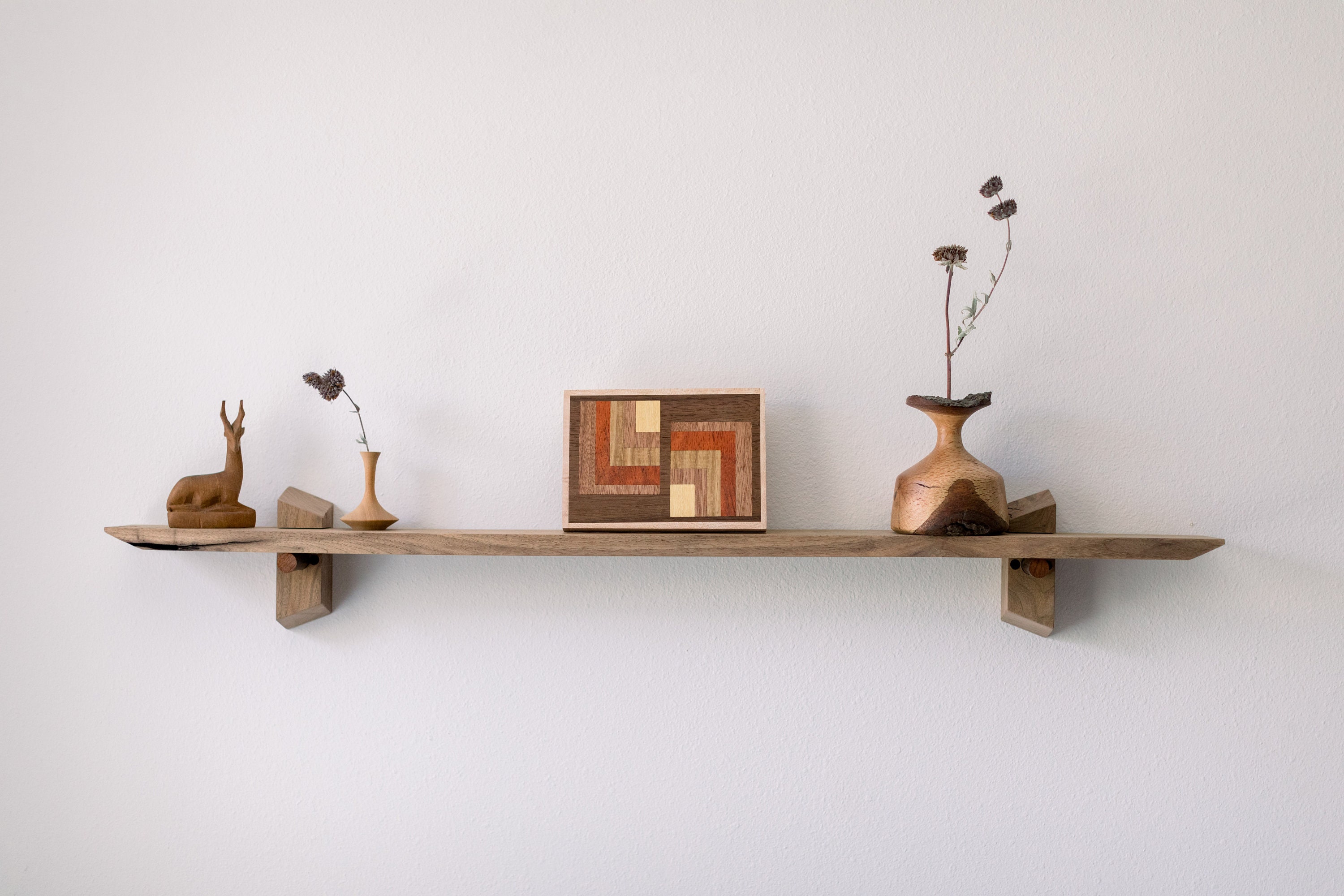Modern Art Squares, Mid Century Inspired Wooden Wall Art - Corners ...