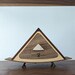 Pyramid Mantel Clock by Blackwell Woodworks Modern Triangle - Etsy