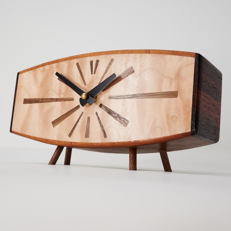 Mid Century Clock - Etsy
