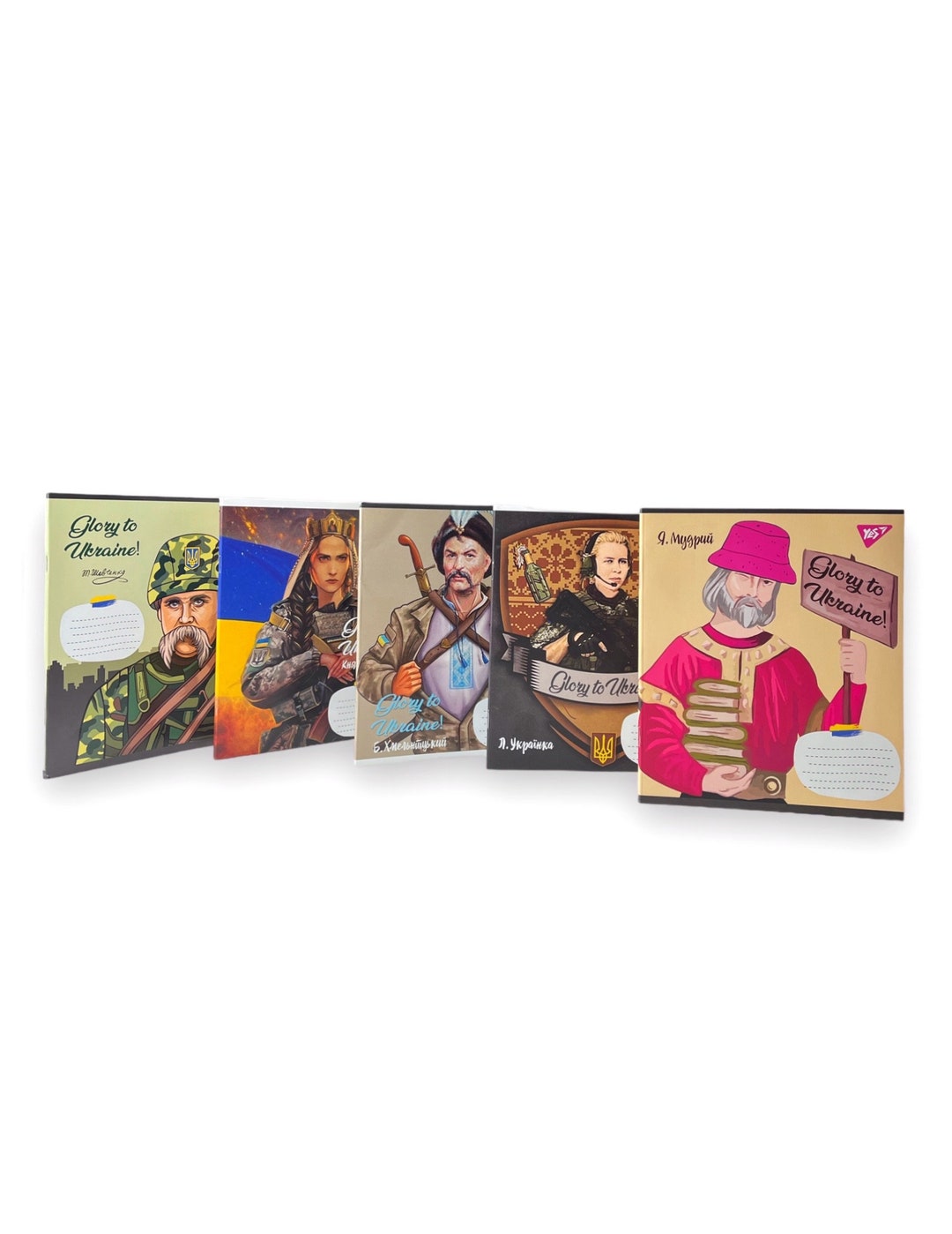 Ukrainian Notebooks A Set of 5 Notebooks"glory to Ukraine!lesya ...