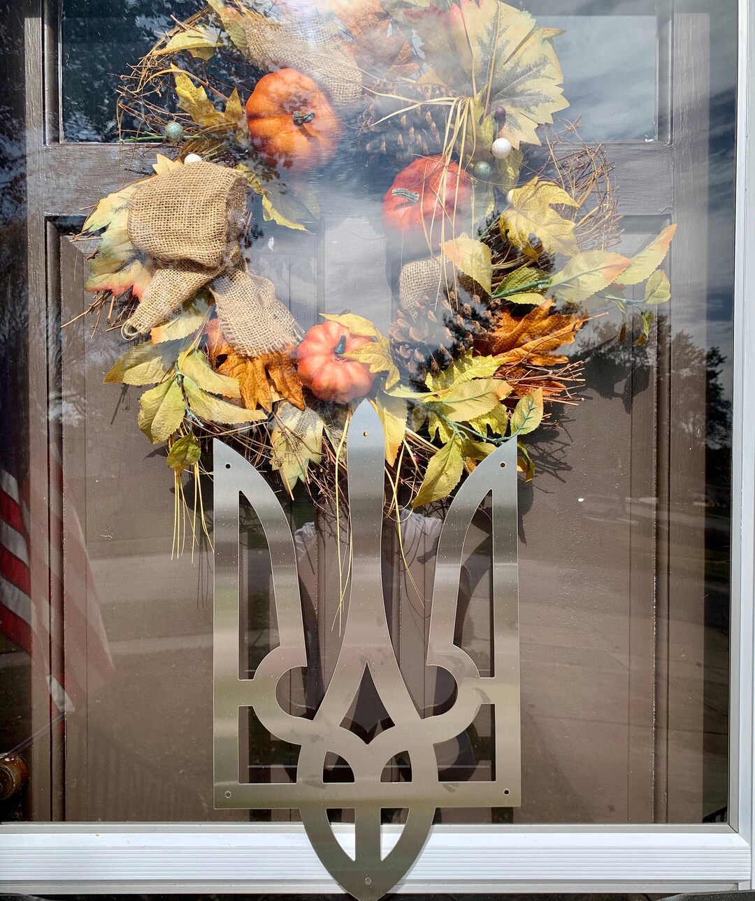 Ukrainian Big Tryzub. "ukrainian Symbol". Stainless Steel 1/16 ...