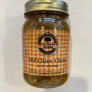 Hot Chow Chow - 16oz Jar - Etsy