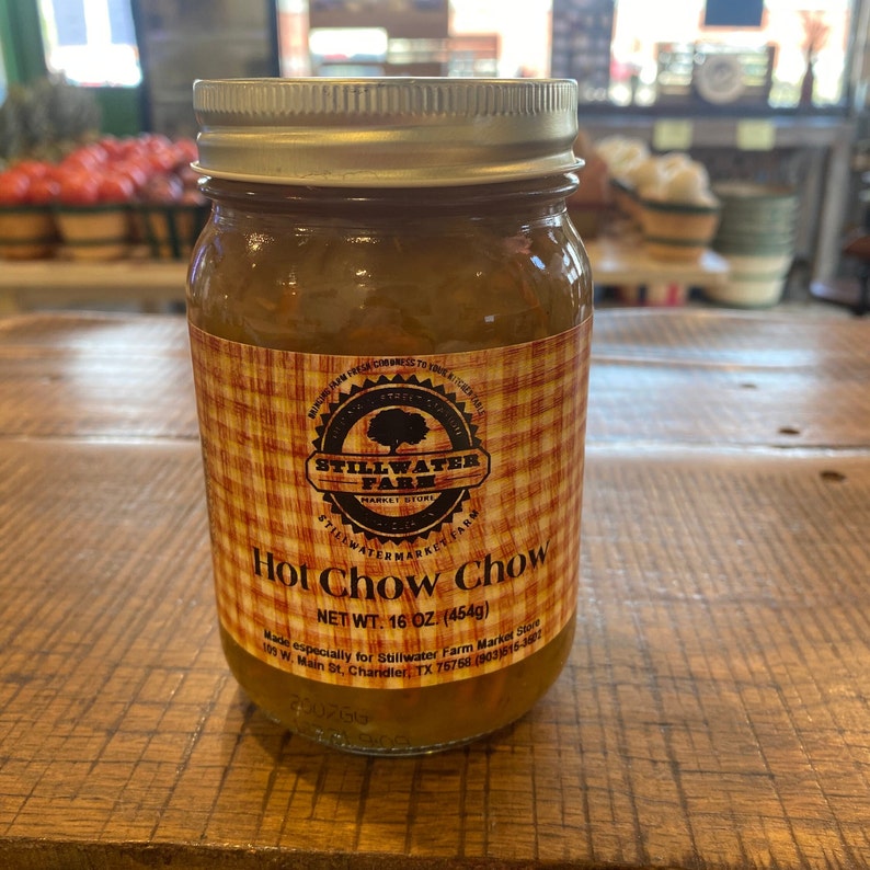 Hot Chow Chow - 16oz Jar - Etsy