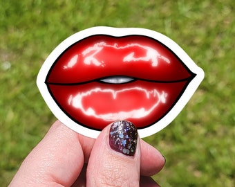 Black Lips Sticker for Baddies Vinyl Juicy Vinyl Sticker Baddie Club ...