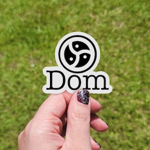 BDSM Symbol Sticker Sub Dom Bdsm Gifts Daddy Dom Fetish - Etsy