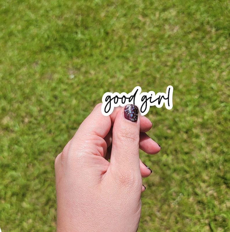 Good Girl Minimalist Sticker, Praise Kink Gift for Submissive - Etsy