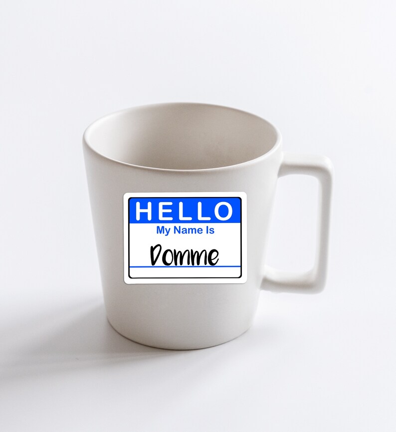 Domme Name Tag Sticker Good Boy BDSM Kinky Sexy Dom Sub Gift - Etsy