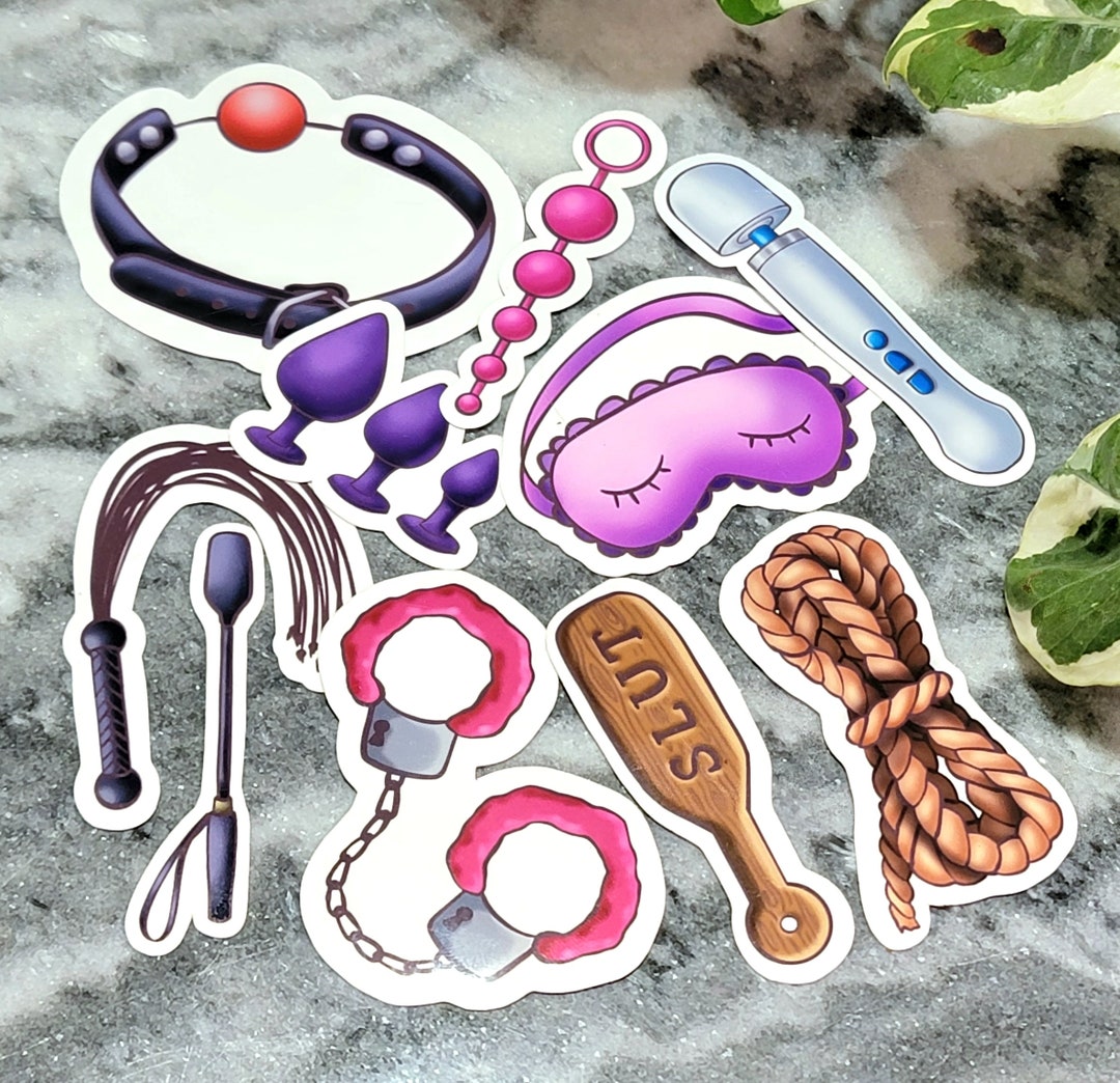 Bdsm Sticker Pack Kinky Sexy Adult Toy Bondage Sadist Masochist