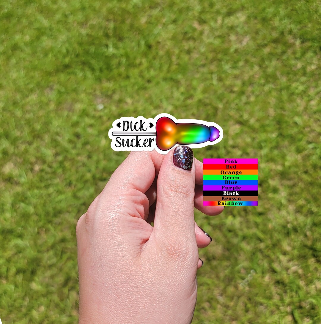 Dick Sucker Sticker~ 9 Flavors~ Dirty Kinky Blow Job Adult Themed~ NSFW ...