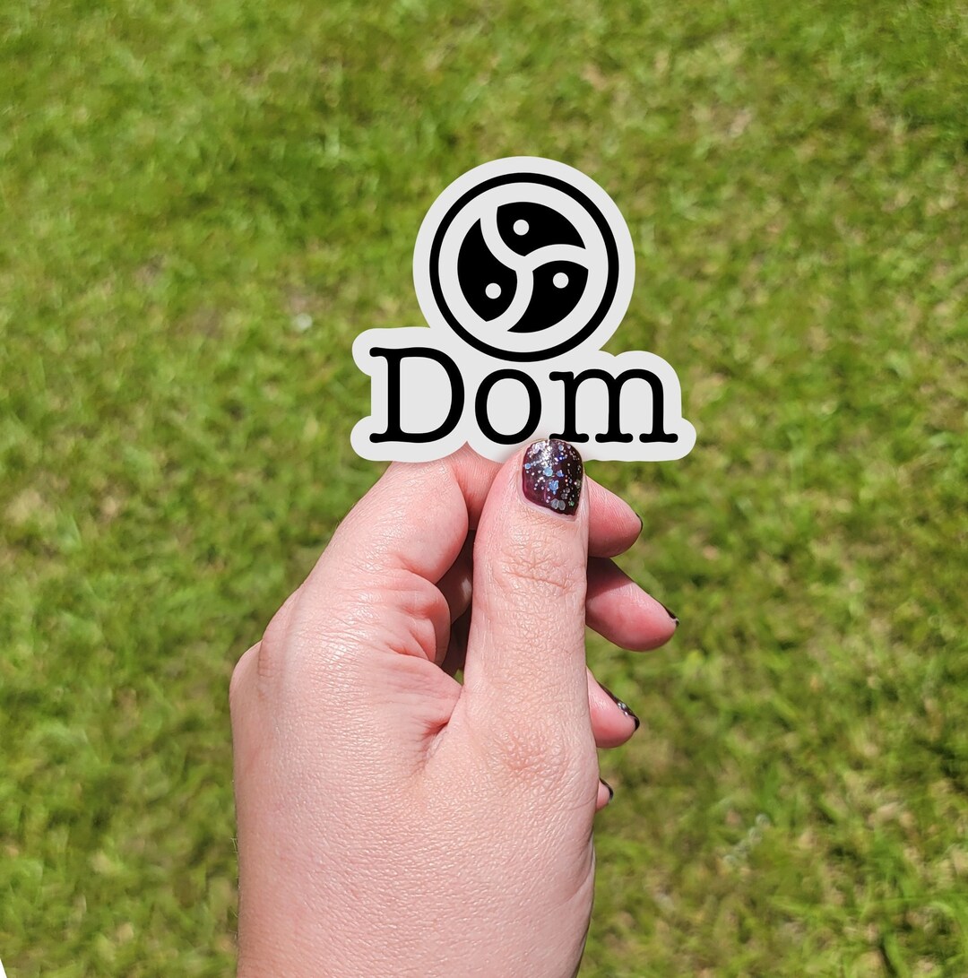 BDSM Symbol Sticker Sub Dom Bdsm Gifts Daddy Dom Fetish - Etsy