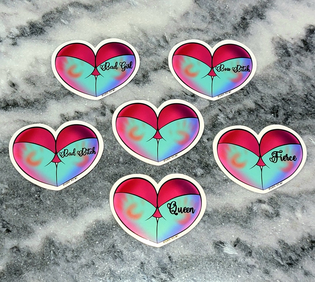 Girl Power Sticker Pack Sexy Booty Stickers With Empowering Tattoos ...