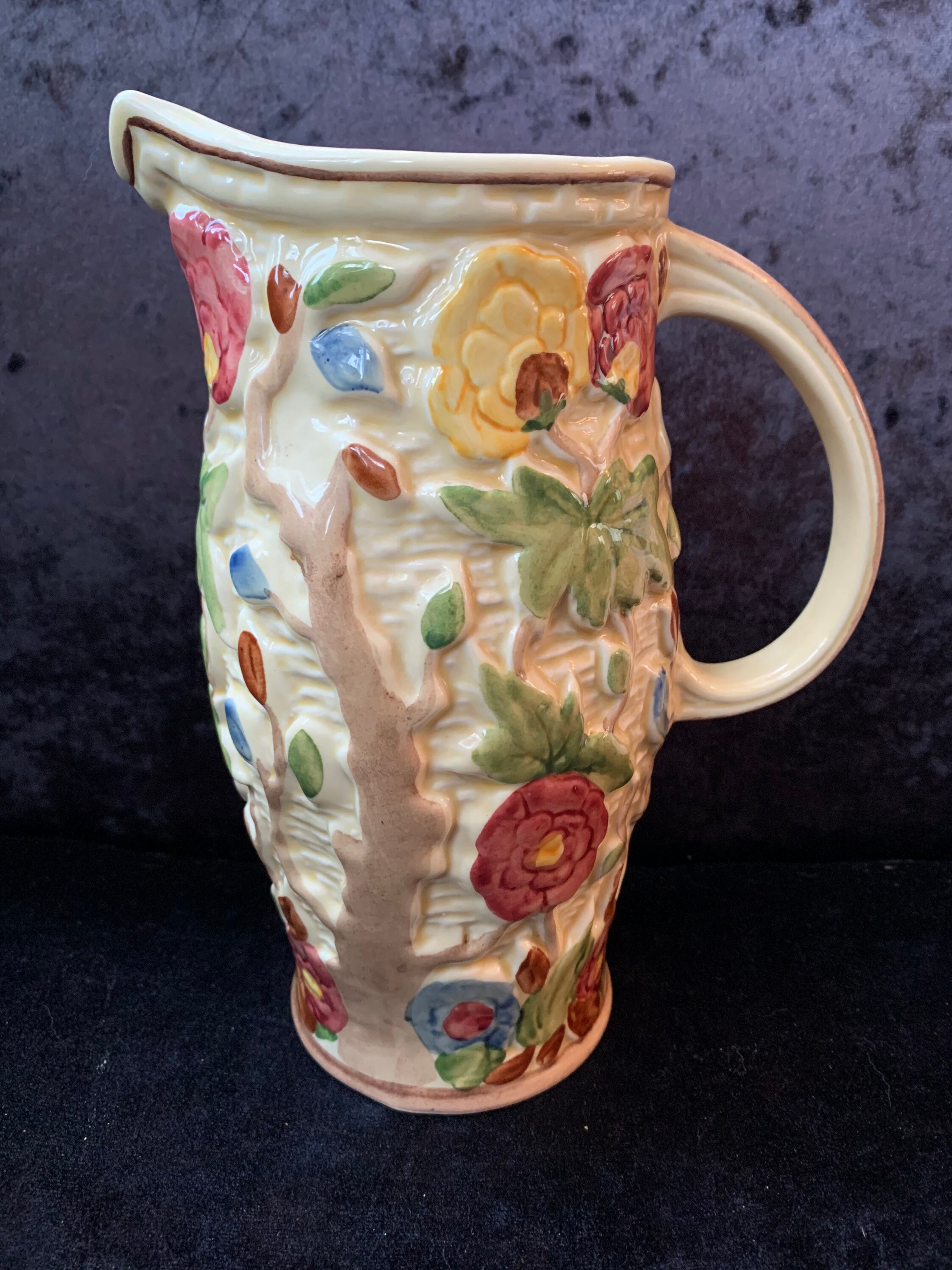 Vintage Wood Potters of Burslem indian Tree Jug Vase - Etsy UK