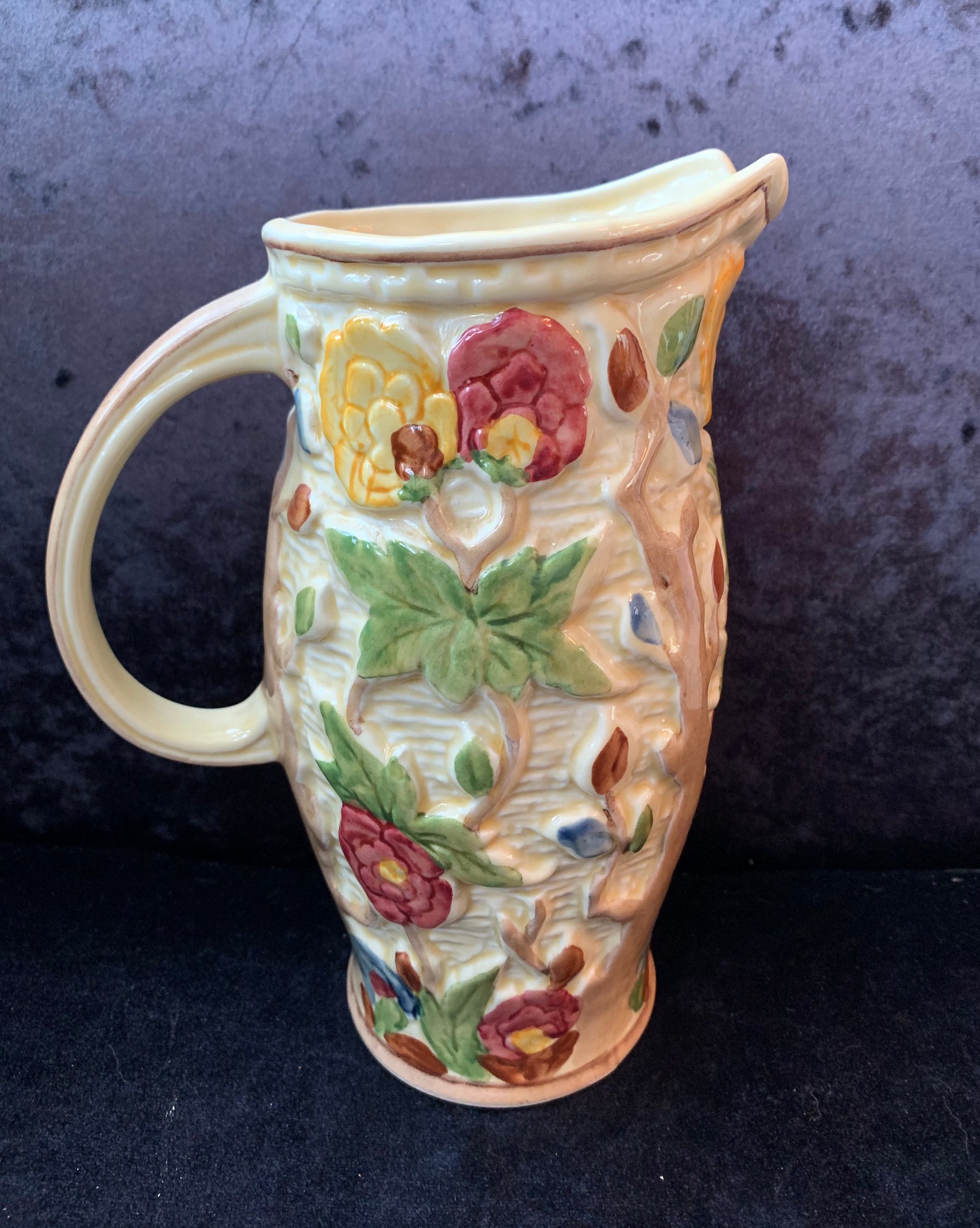 Vintage Wood Potters of Burslem indian Tree Jug Vase - Etsy UK