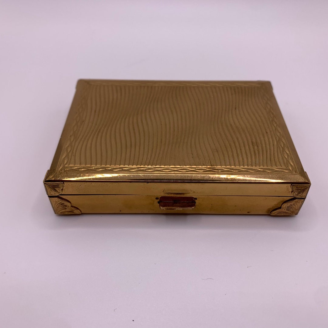 Vintage Swiss AGM Carene Gold Tone Musical Powder Compact - Etsy UK