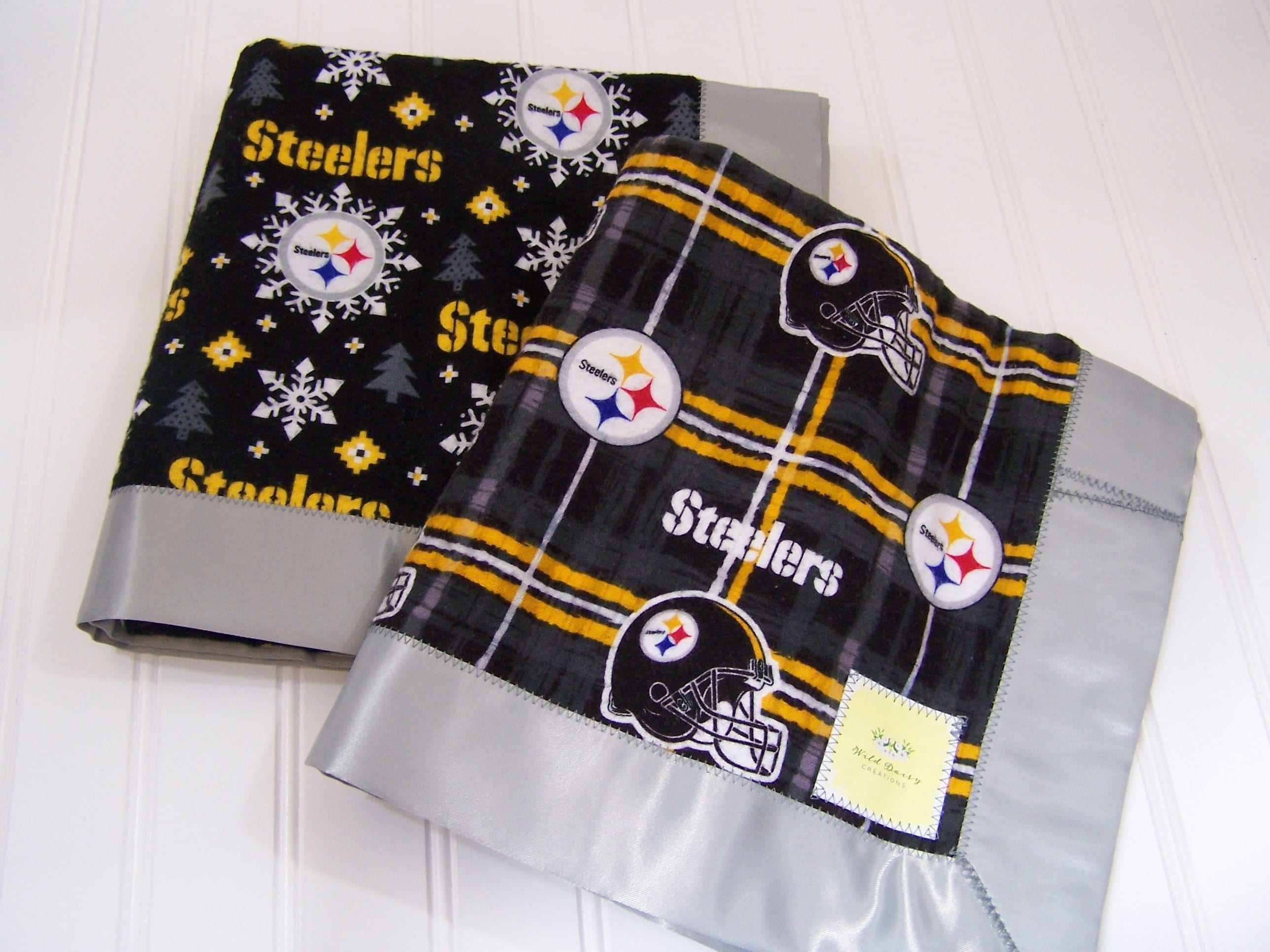 Pittsburgh Steelers NFL Football Team Cotton Flannel Receiving Blanket ...