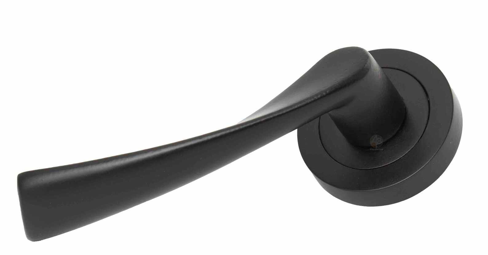Powder Coated Black Sprung Internal Lever Door Handles Pair - Etsy UK