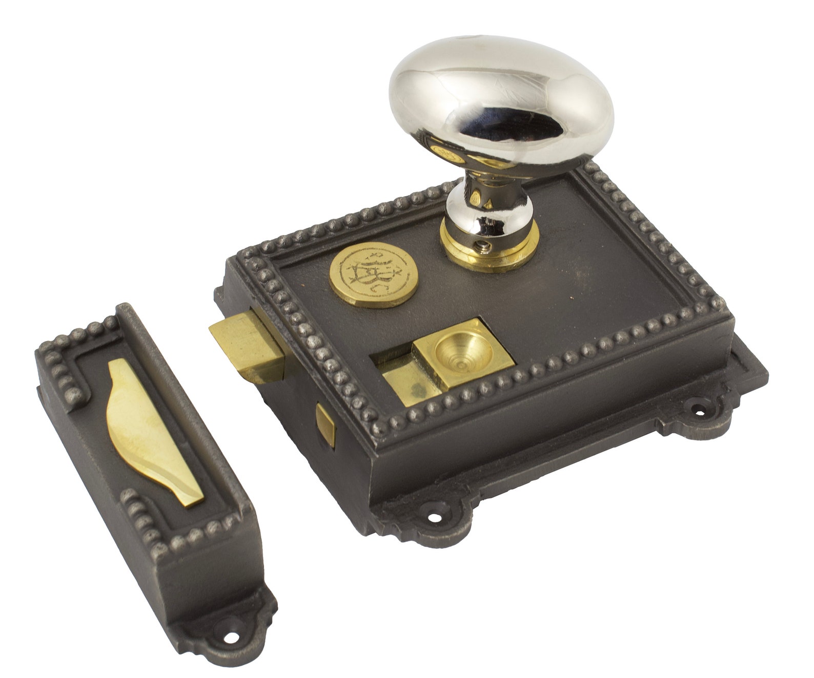 Regency Olde Victorian Style Rim Latch Lock Snib Bathroom | Etsy