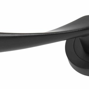 Powder Coated Black Sprung Internal Lever Door Handles Pair - Etsy UK