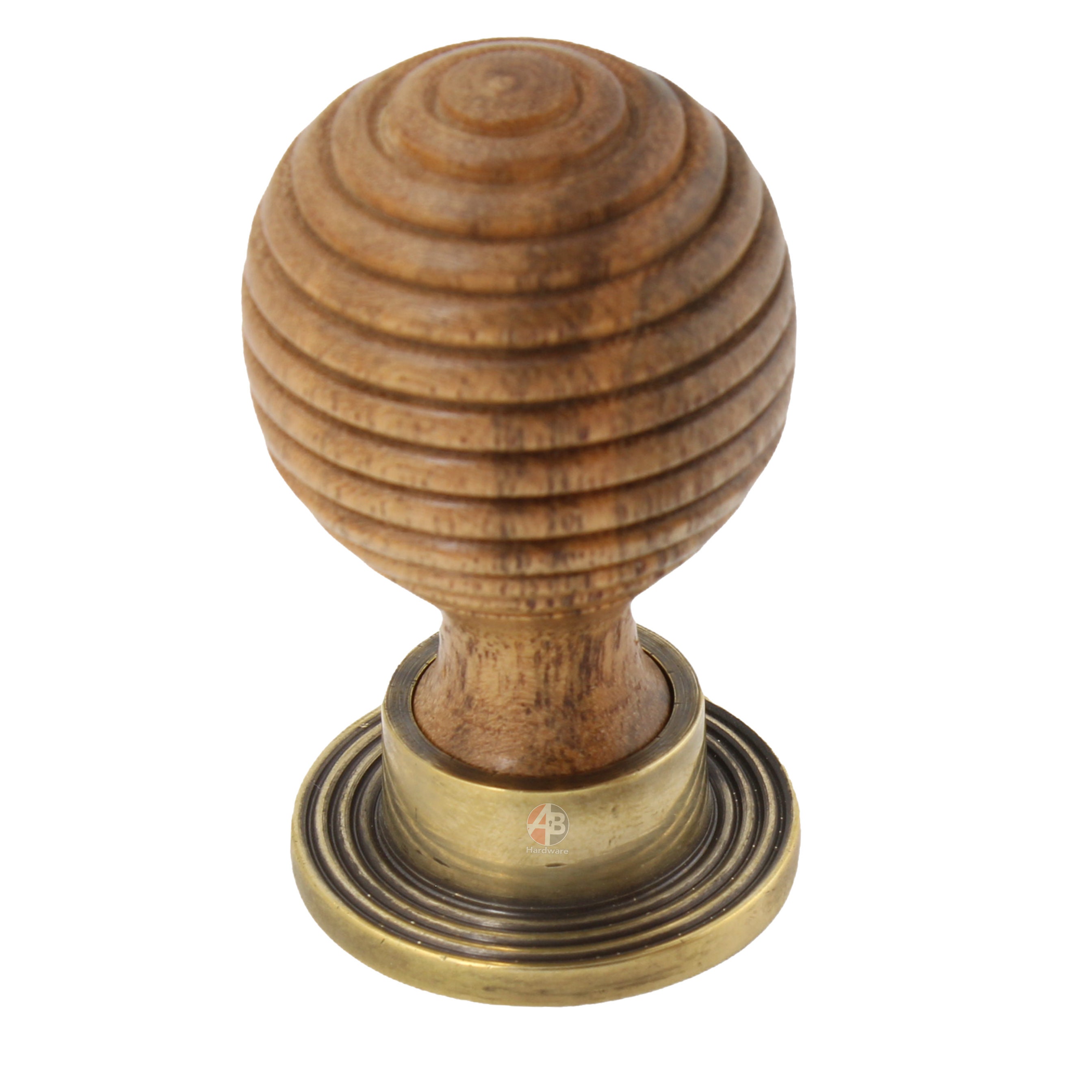 32mm 38mm Teak Brass Wood Wooden Beehive Cupboard Knob Knobs - Etsy UK