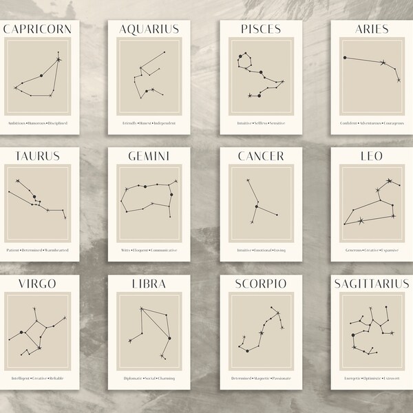 Constellation Print - Etsy
