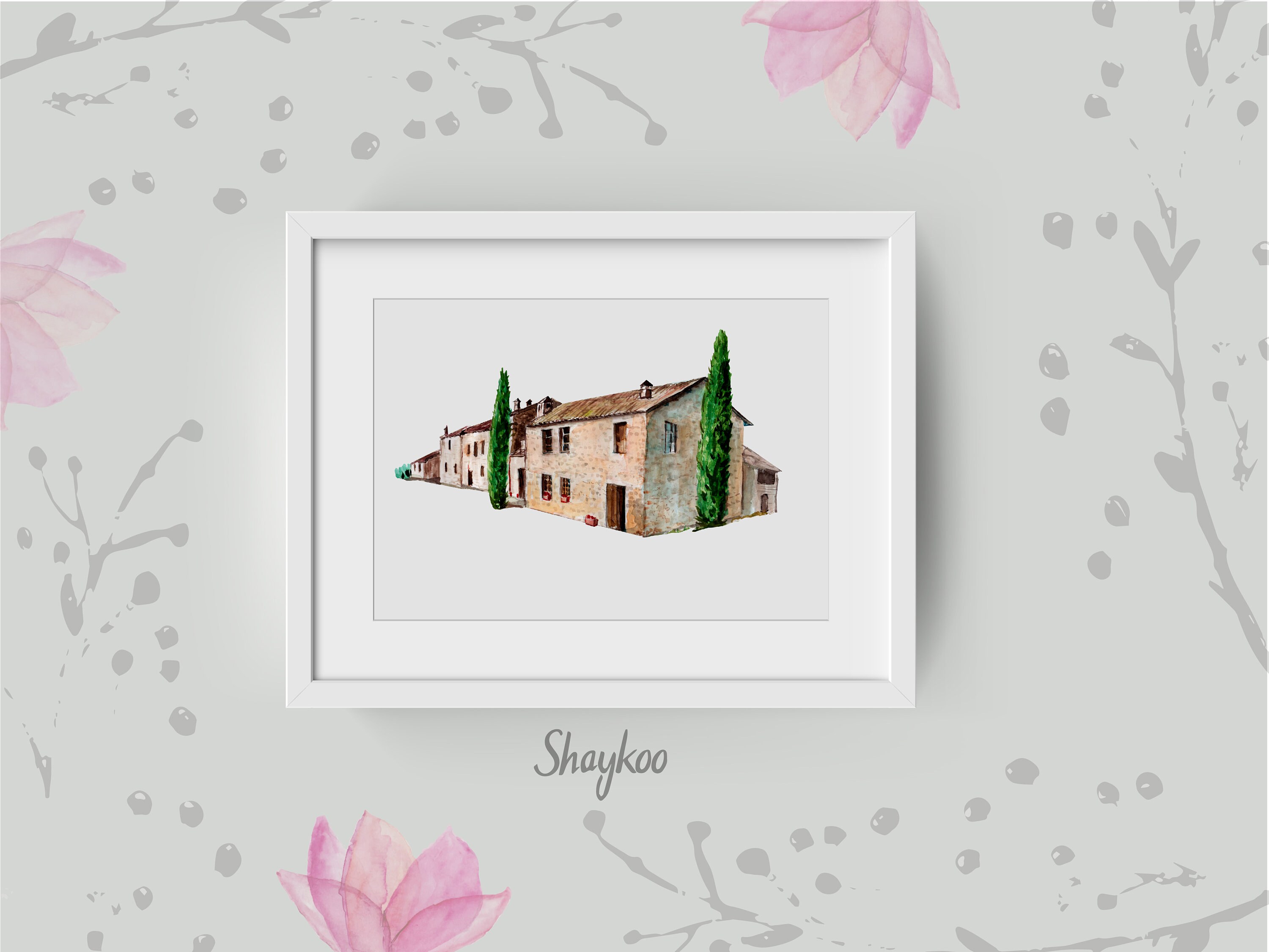 Custom Watercolor Wedding Venue, Original Watercolor Building, Hand ...