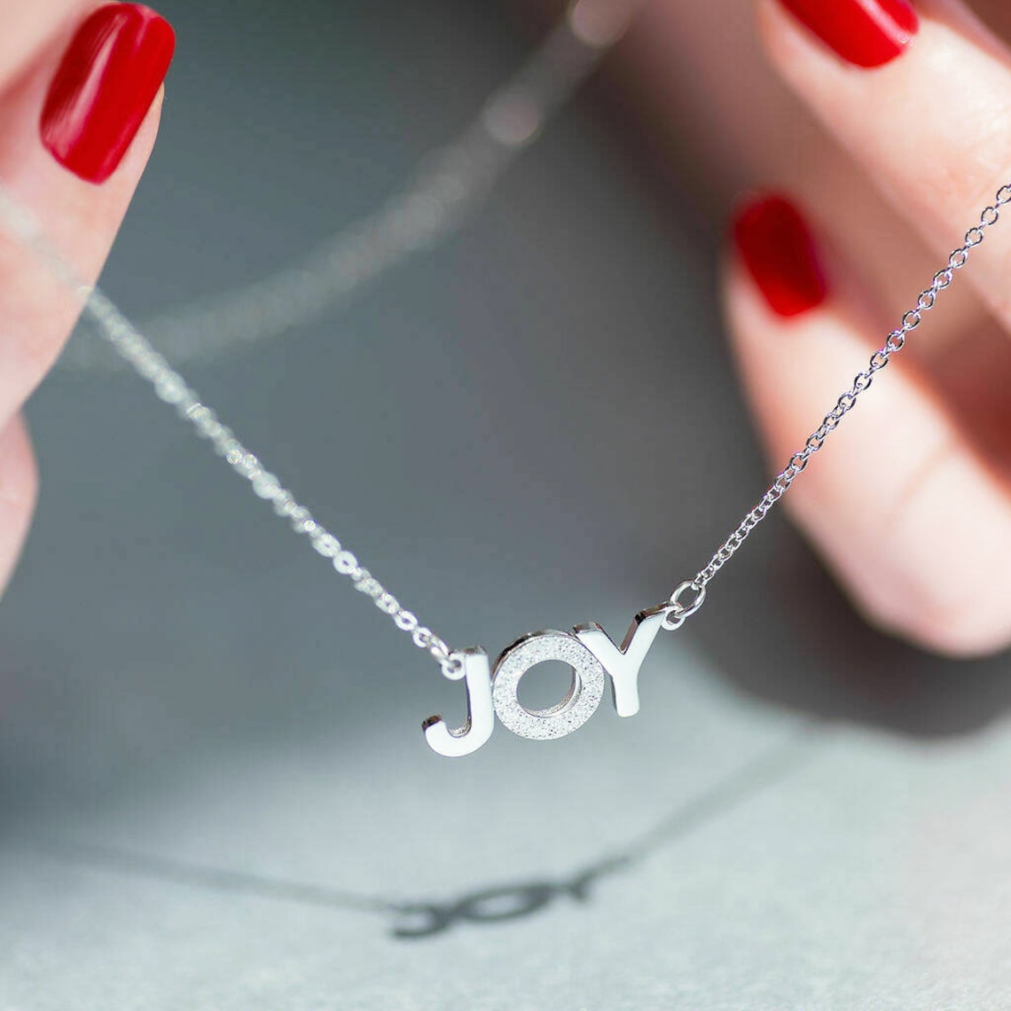 Joy Positivity Necklace - Etsy UK