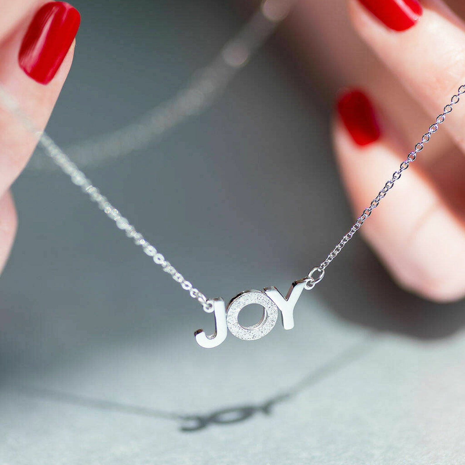 Joy Positivity Necklace - Etsy UK