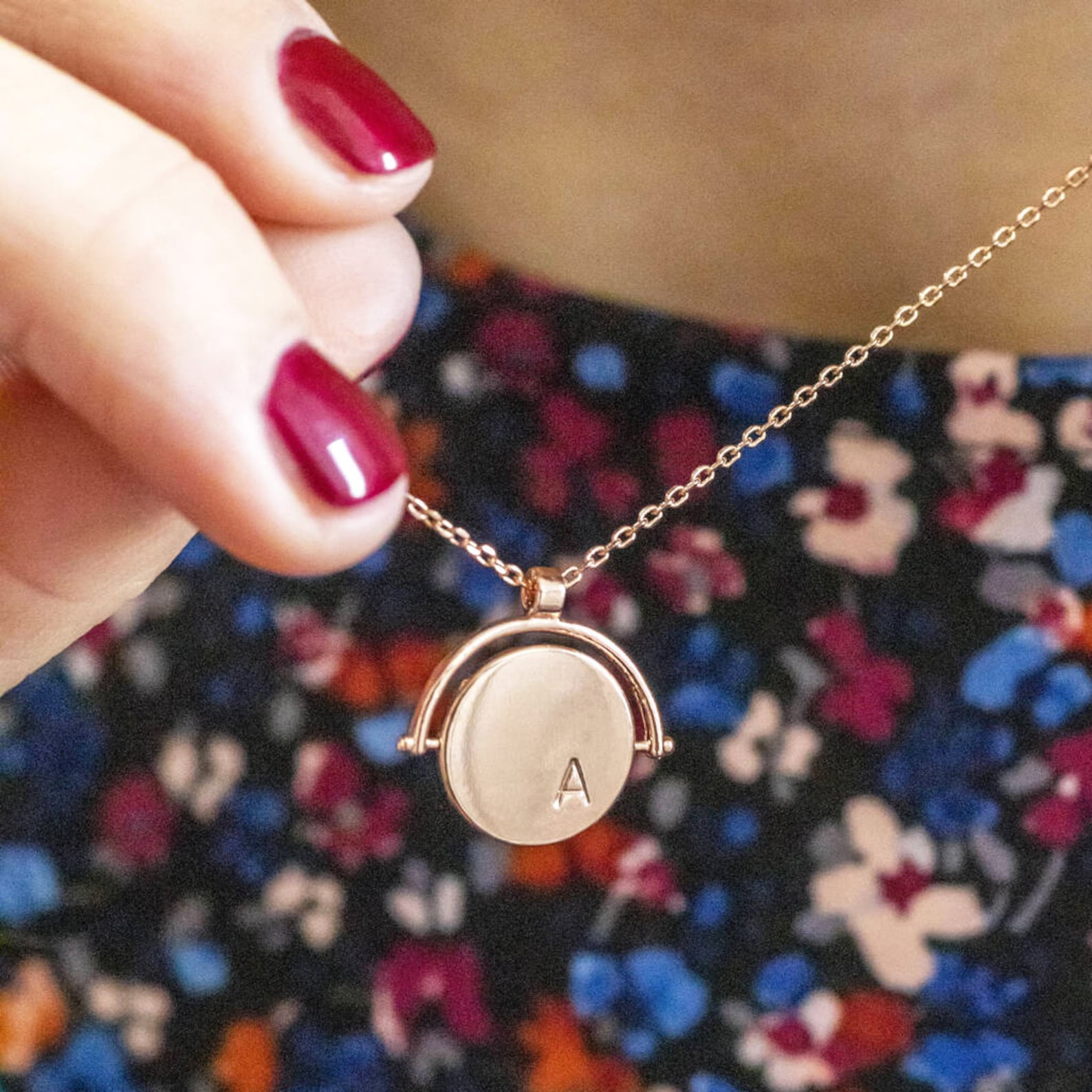 Personalised Spinner Necklace - Etsy
