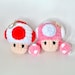 Toad & Toadette Keychains Amigurumi Pattern (two in One!) - Etsy