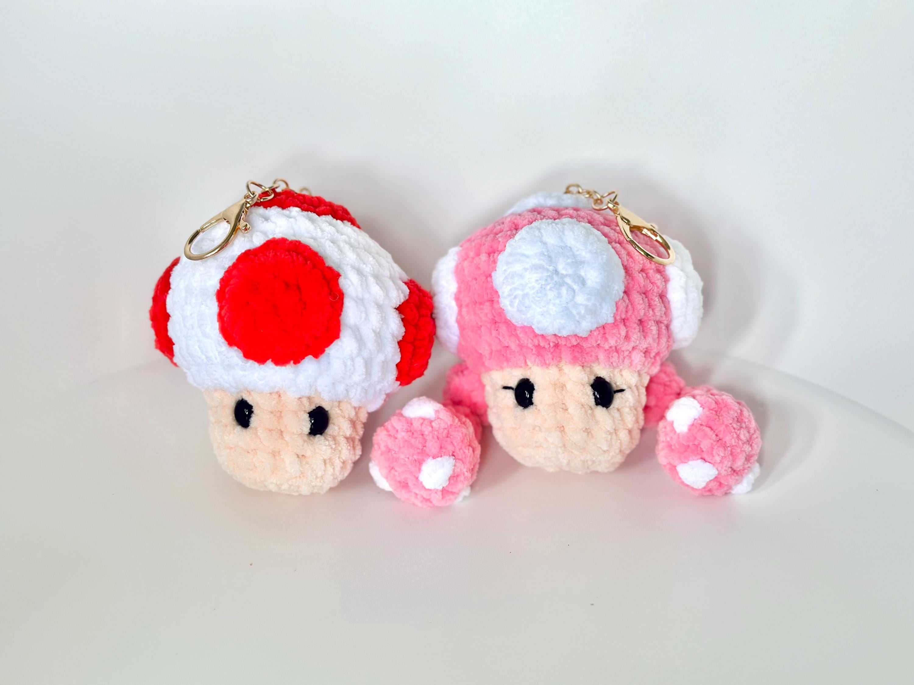 Toad & Toadette Keychains Amigurumi Pattern (two in One!) - Etsy