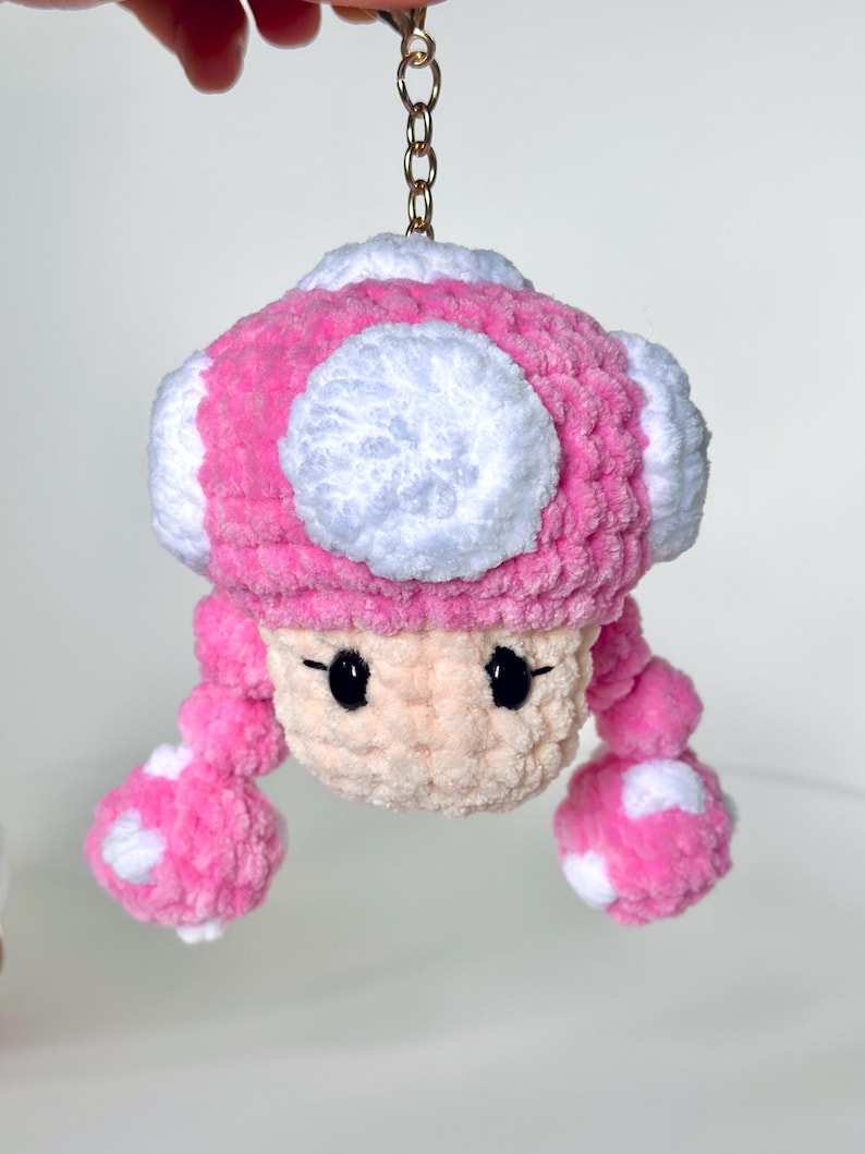 Toad & Toadette Keychains Amigurumi Pattern (two in One!) - Etsy