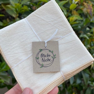 Earth-friendly Everyday Cloth Napkins - 8” X 8” | Zero Waste Napkins ...