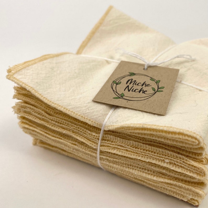 Earth-friendly Everyday Cloth Napkins - 8” X 8” | Zero Waste Napkins ...