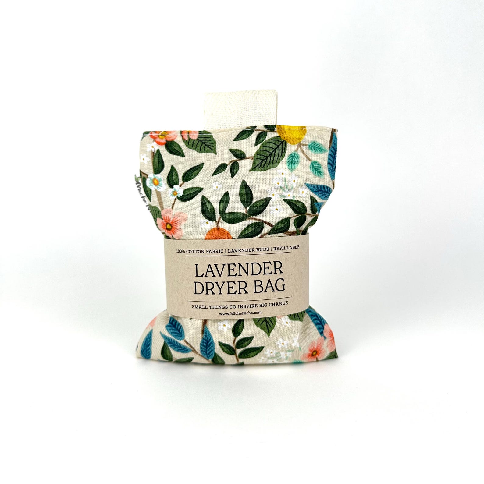 Refillable Dryer Bag With Lavender | Lavender Dryer Sachet | Dryer ...