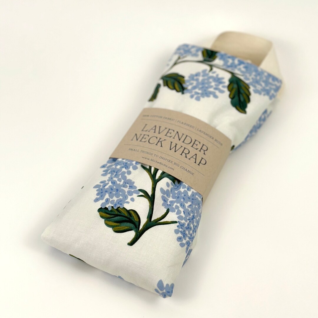Lavender Neck Wrap Rifle Paper Co Hydrangea - Etsy