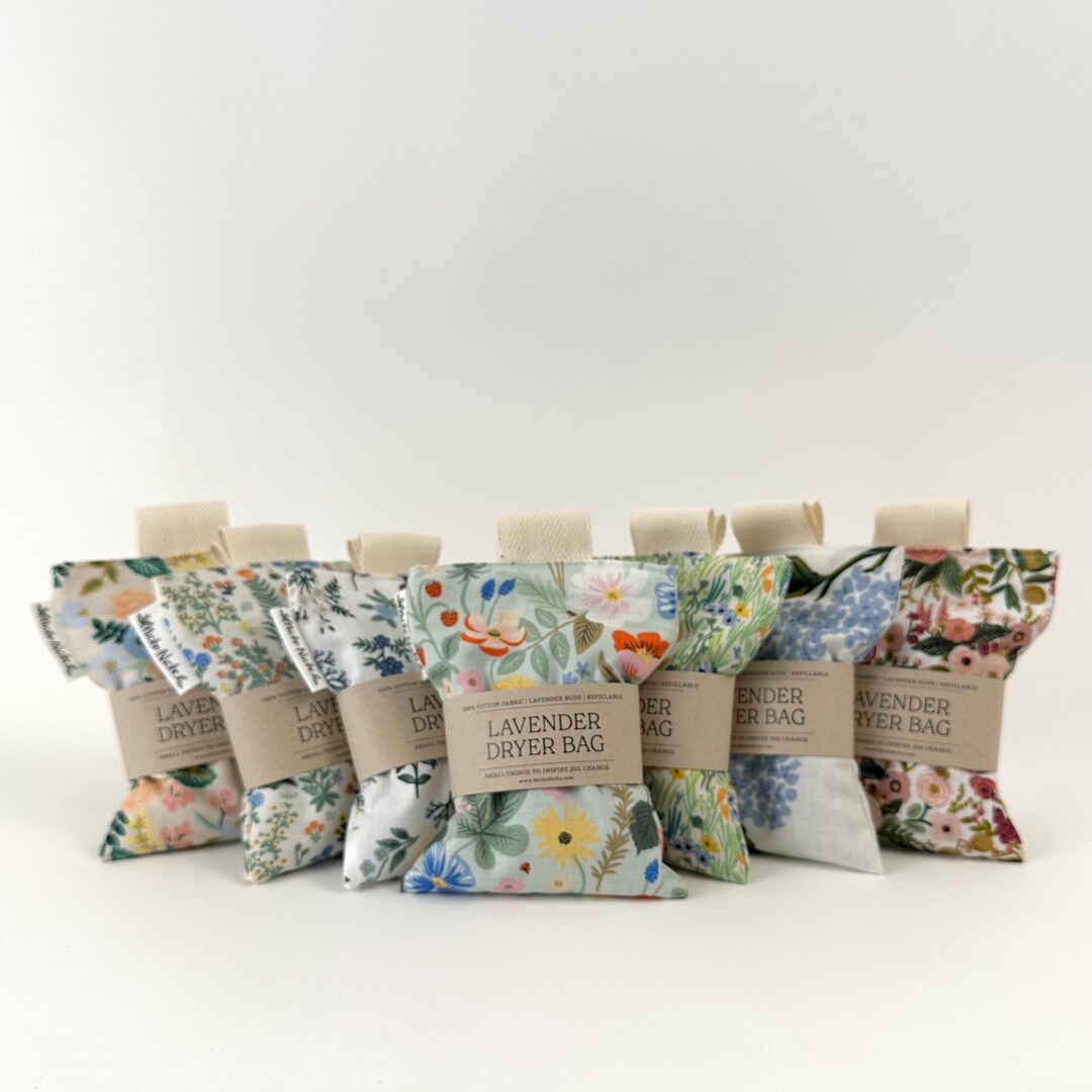 Refillable Dryer Bag With Lavender Lavender Dryer Sachet Dryer Scent ...