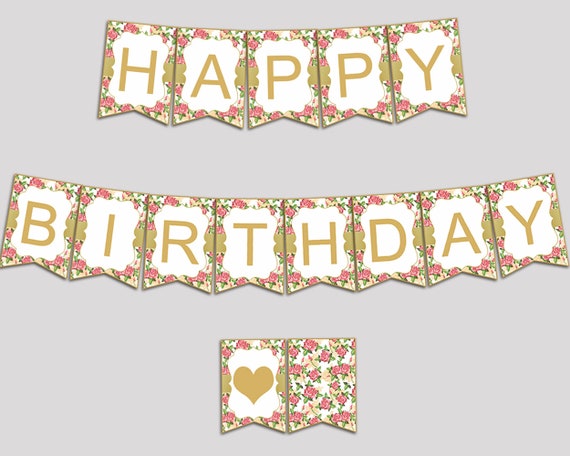 Party Supplies Shabby Chic Welcome Sign Shabby Chic Birthday Welcome ...