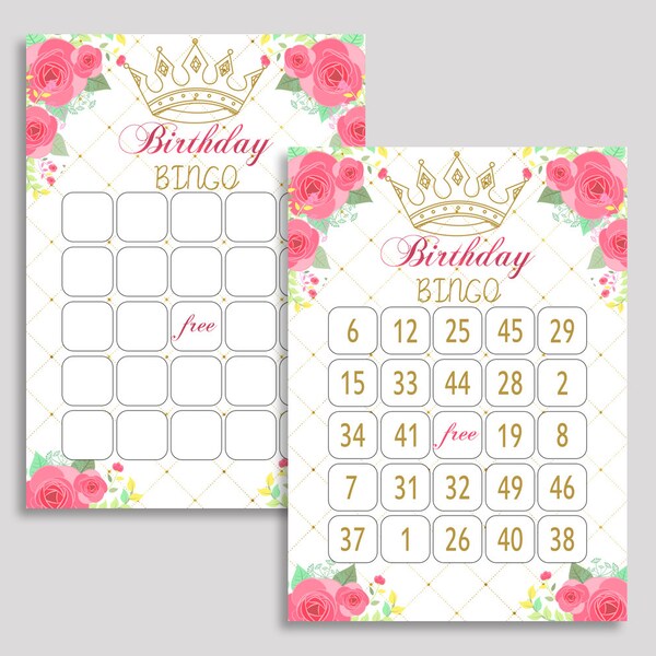 Princess Bingo - Etsy