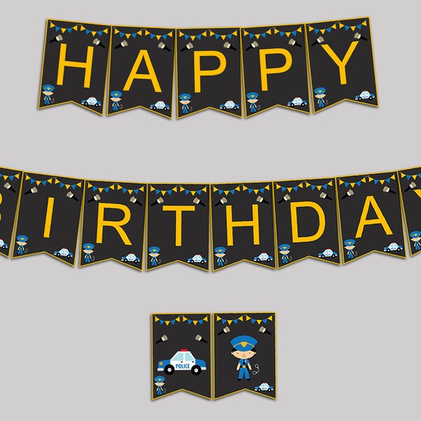 Police Birthday - Etsy
