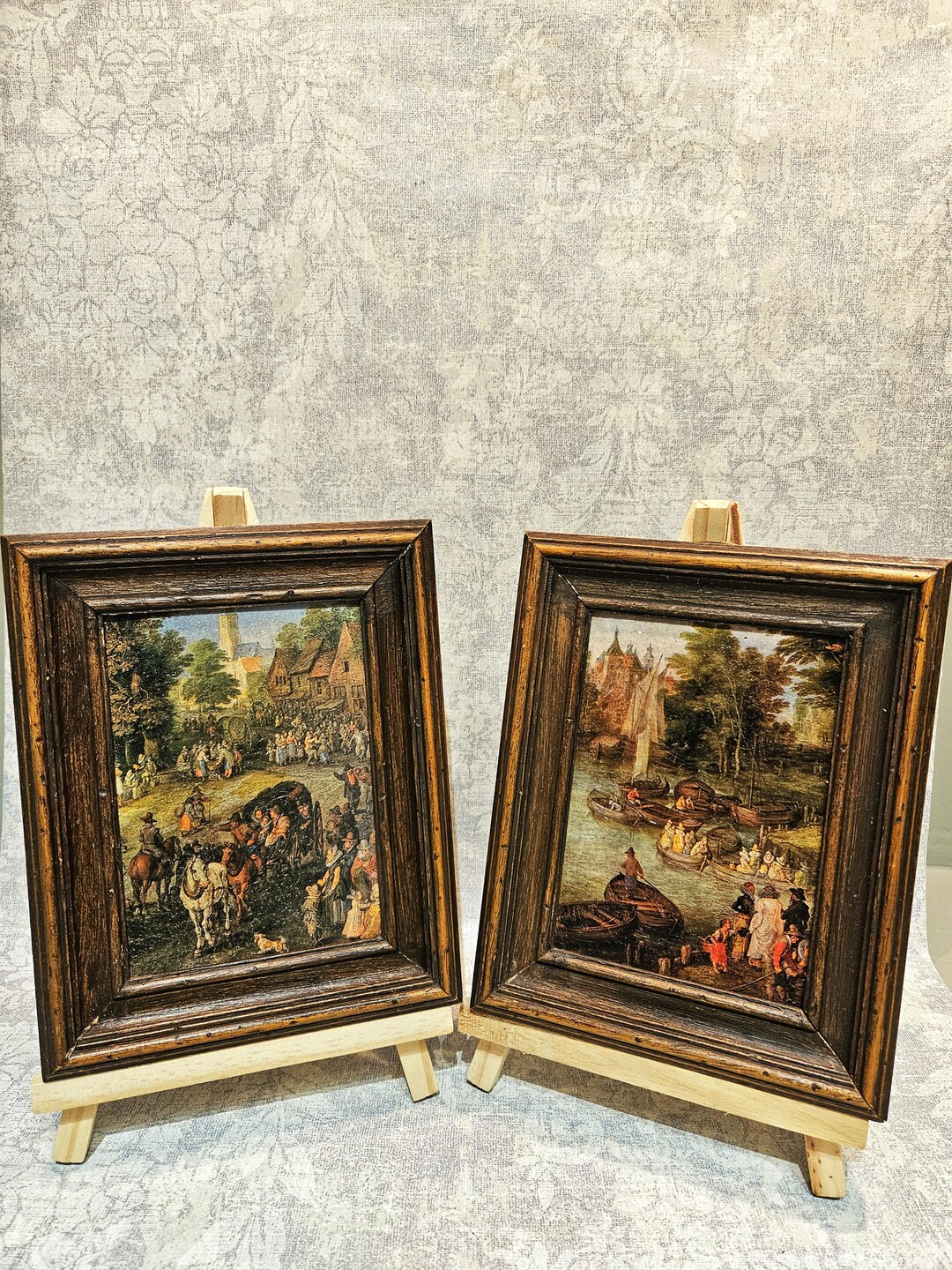 Framed Jan Brueghel Prints: Flemish Village Scenes, 16th-17th Century ...