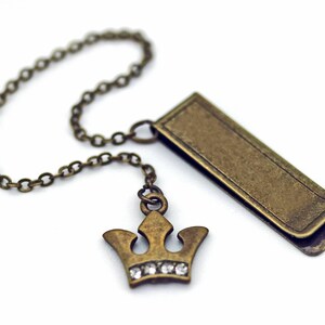 Metal Bookmark Bronze Book Mark Paper Clip Bookmark - Etsy