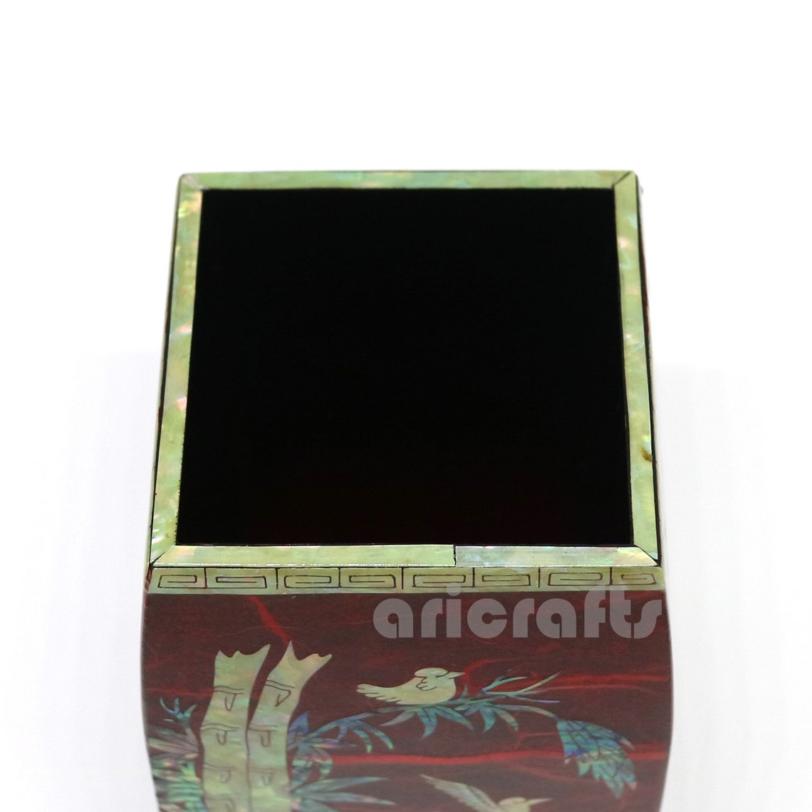 Nacre Mother of Pearl Inlay Square Desktop Pen Pencil - Etsy