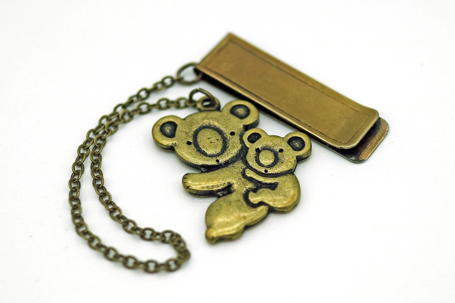 Metal Bookmark Bronze Book Mark Paper Clip Bookmark - Etsy