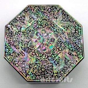 Mother of Pearl Jewelry Box, Nacre Storage, Multi Box, Candy Box ...