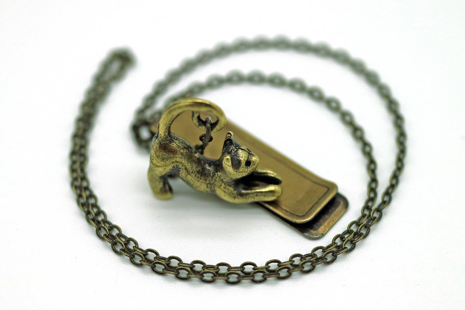 Metal Bookmark Bronze Paper Clips Bookmark - Etsy